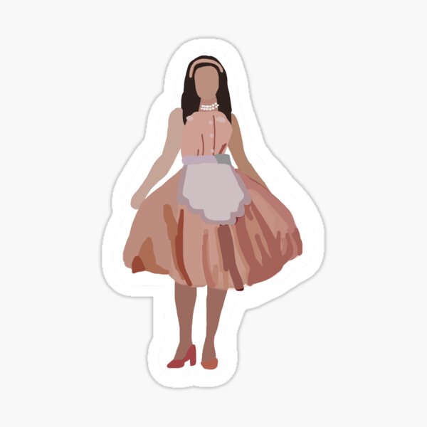 "Rory Gilmore as Donna Reed" Sticker by taylor-tran | Redbubble