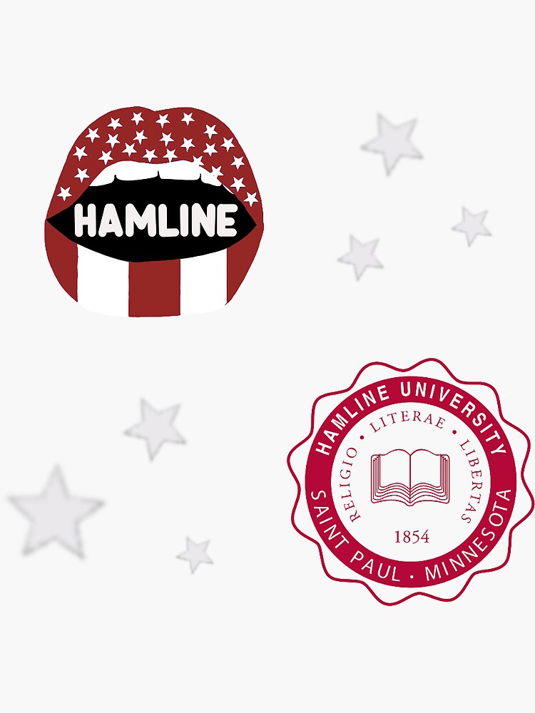 "Hamline University Sticker Pack" Sticker by Outtahere23 | Redbubble