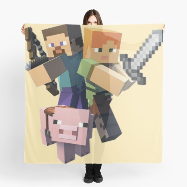 Minecraft Skins Scarves | Redbubble