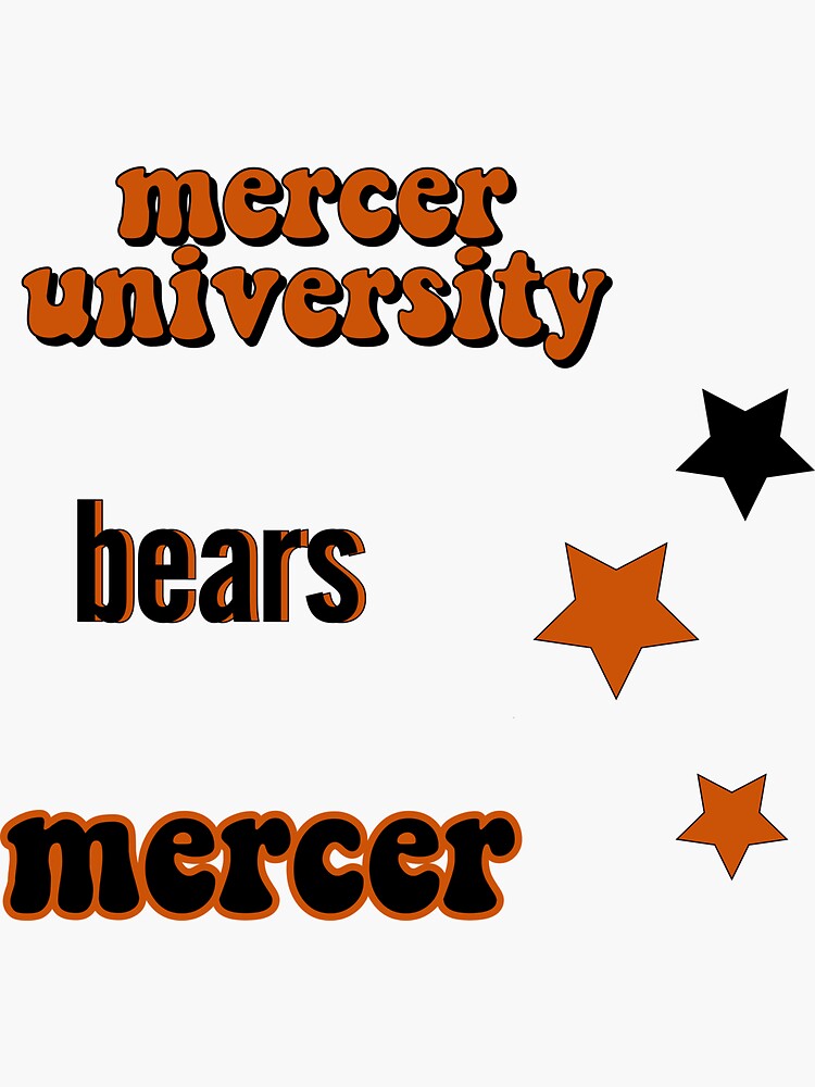 "Mercer University Pack" Sticker for Sale by kayleeoconnor | Redbubble