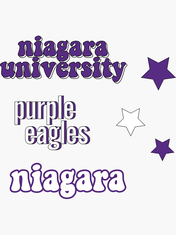 "Niagara University Pack" Sticker by kayleeoconnor | Redbubble