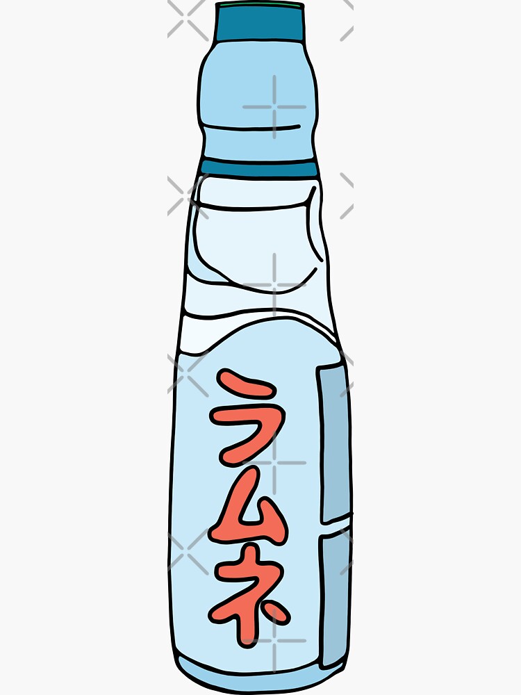 "Ramune Japanese Soda" Sticker for Sale by murialbezanson | Redbubble