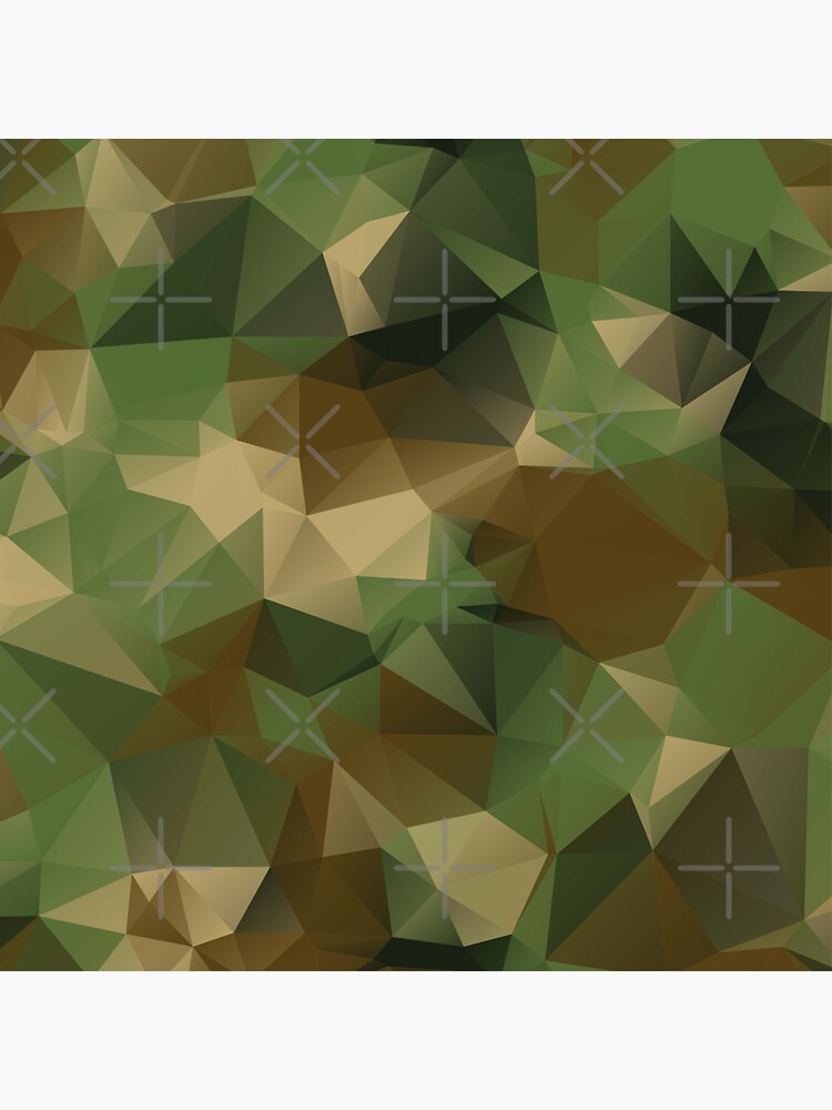 "Polygon Camouflage " Sticker for Sale by EpicArtz | Redbubble