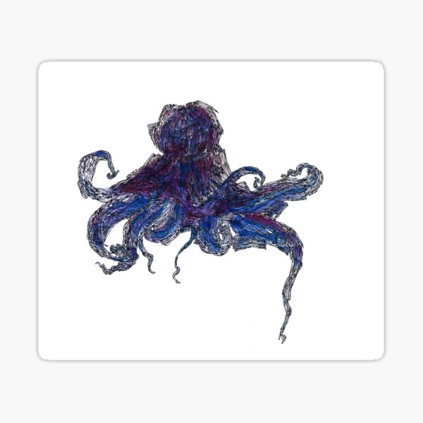 "Purple Octo" Sticker by Asmart09 | Redbubble