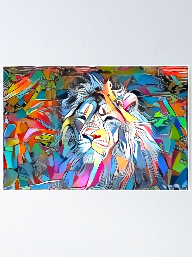 Póster «Convertirse en León Diseño gráfico» de RoyalFixations | Redbubble