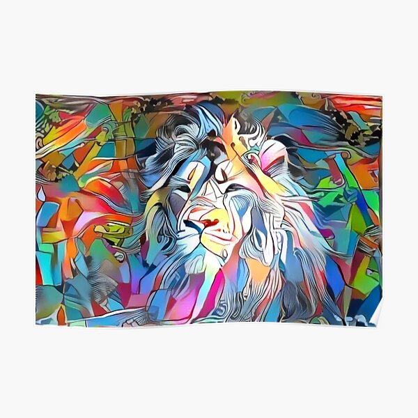 Póster «Convertirse en León Diseño gráfico» de RoyalFixations | Redbubble