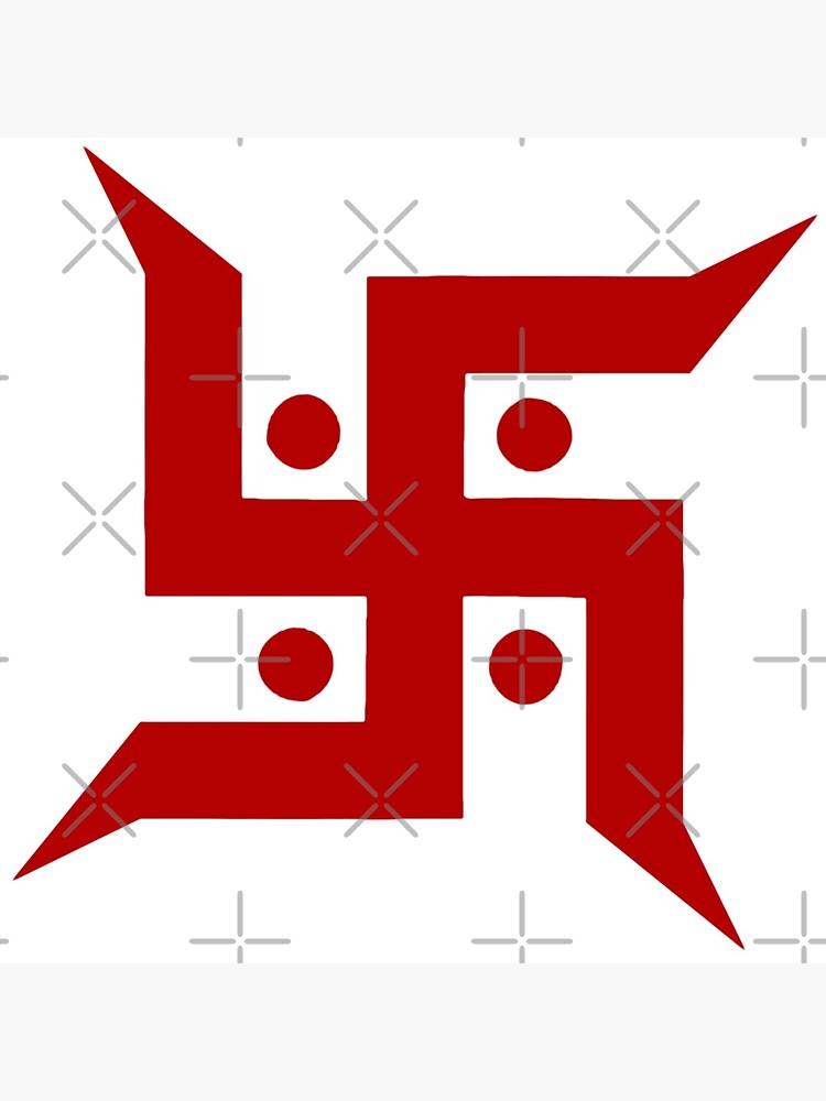 "Swastik red Indian spiritual sign" Art Print for Sale by bhavyaarts ...
