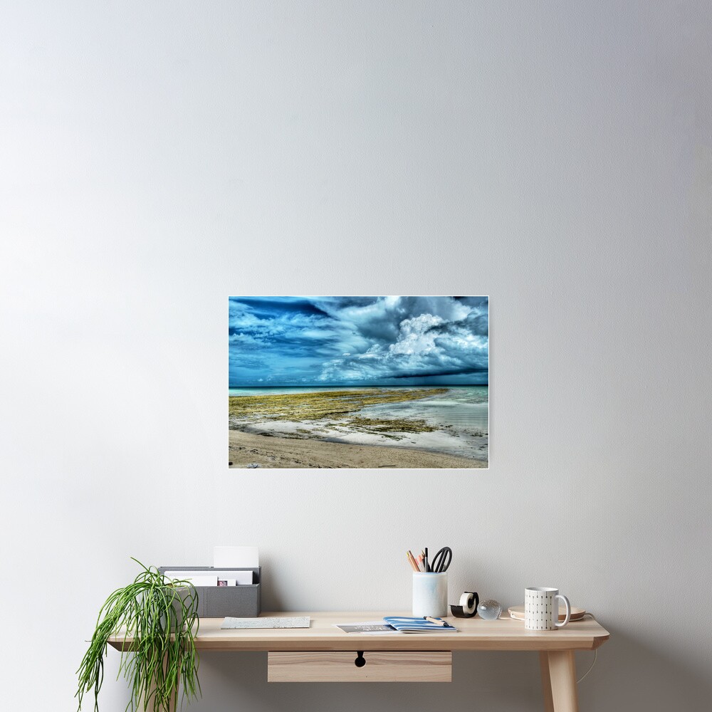 Póster «Storm coming from the East at Yamacraw Beach in Nassau, The ...