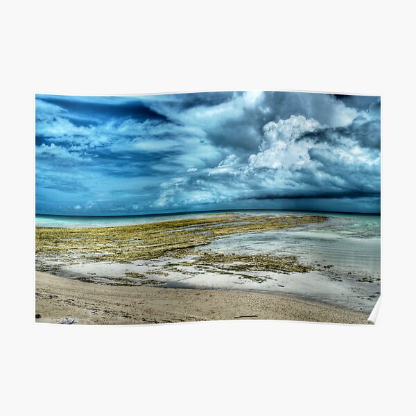 Póster «Storm coming from the East at Yamacraw Beach in Nassau, The ...