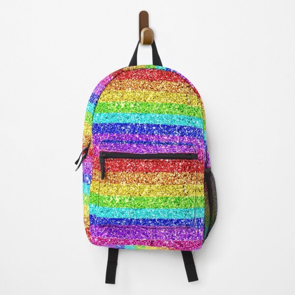 "Rainbow Glitter" Backpack for Sale by XicaCo | Redbubble