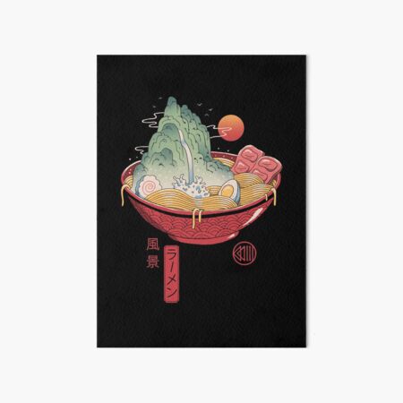 "Ramen Landscape" Art Board Print by vincenttrinidad | Redbubble