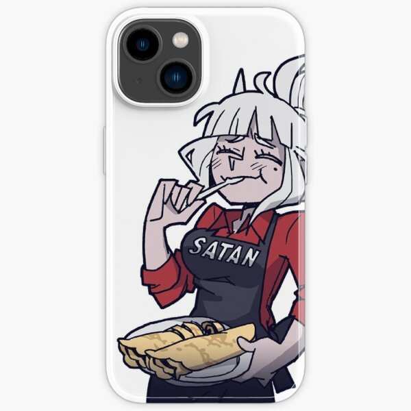"Helltaker Lucifer eating pancakes" iPhone Case for Sale by ...