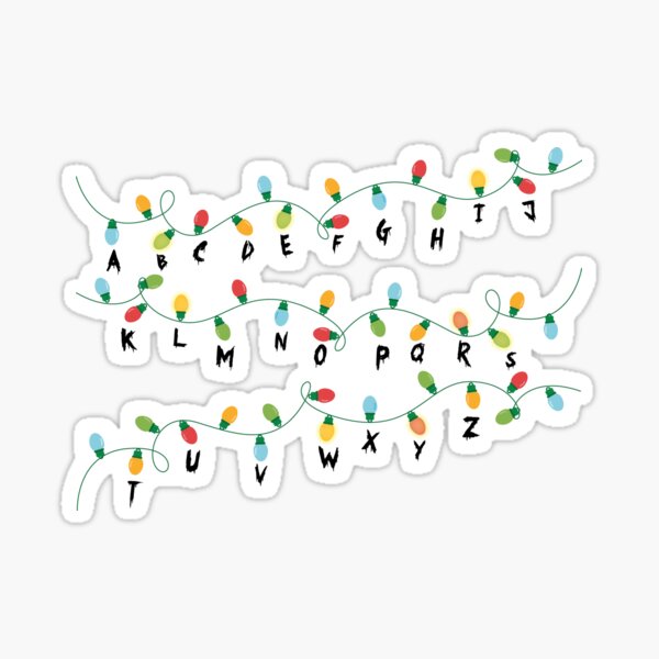 " I created this design by taking inspiration from Joyce Byers' wall in ...