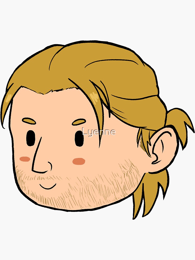 "Anders" Sticker for Sale by Lyenne | Redbubble