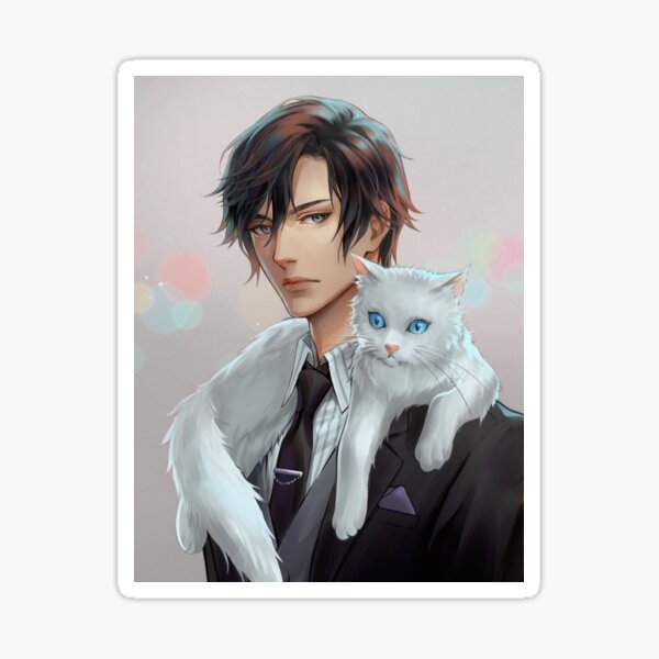 "Jumin Han - Mystic Messenger" Sticker for Sale by ereyzme | Redbubble