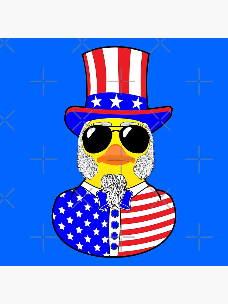 "Rubber duck Uncle Sam with sunglasses" Art Print for Sale by BigTime ...