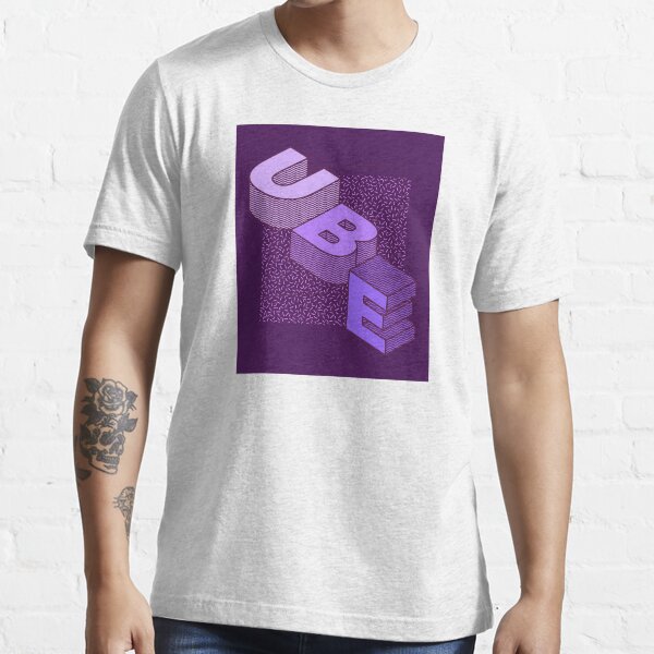 "Ube 3D Letters" T-shirt for Sale by aggar1 | Redbubble | top t-shirts ...