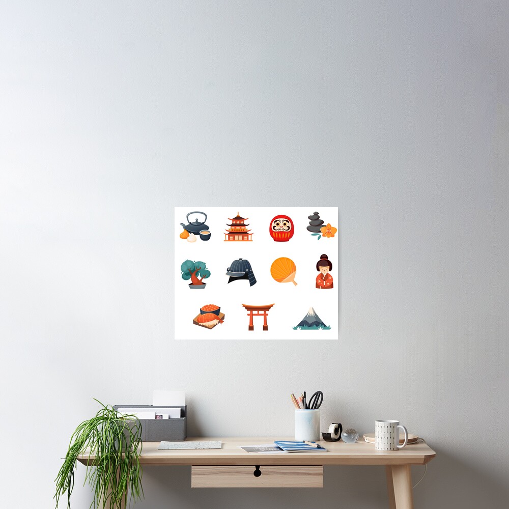 "Japanese culture Sticker pack" Sticker for Sale by HarshalPardeshi ...