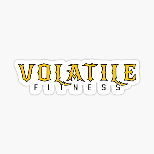 "Volatile Fitness" Sticker by volitilefitness | Redbubble