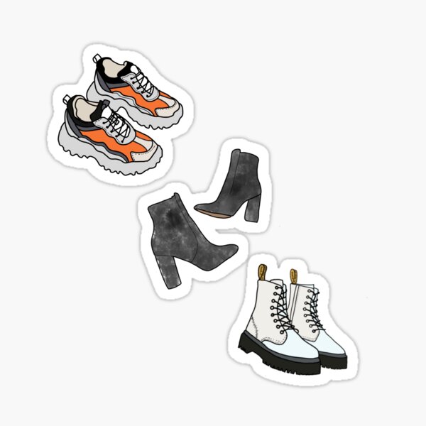 "Shoes" Sticker by rpmonasterial | Redbubble