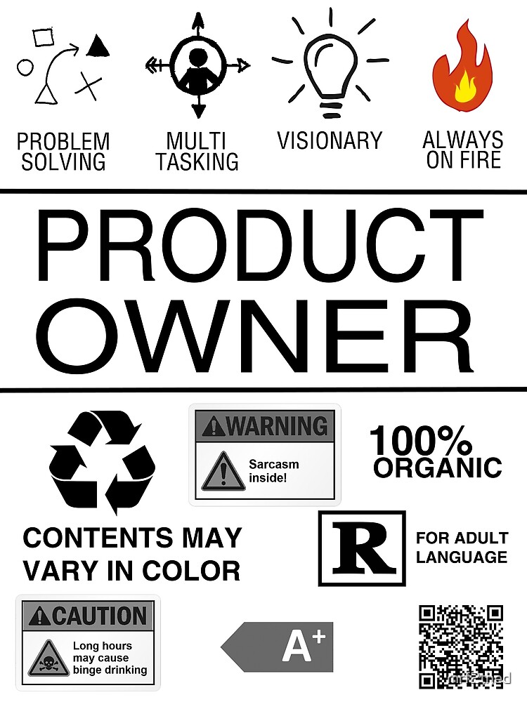 "Product Owner" Art Print by mrf2thed | Redbubble