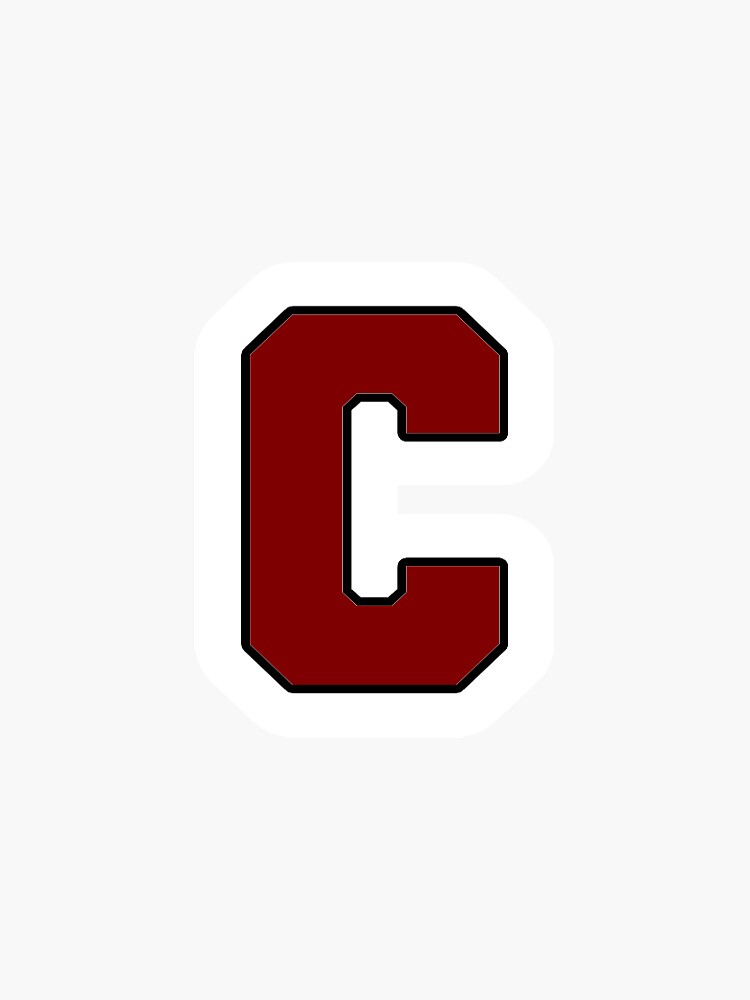 "Letter 'C' (Varsity Style)" Sticker for Sale by CoCo13O | Redbubble