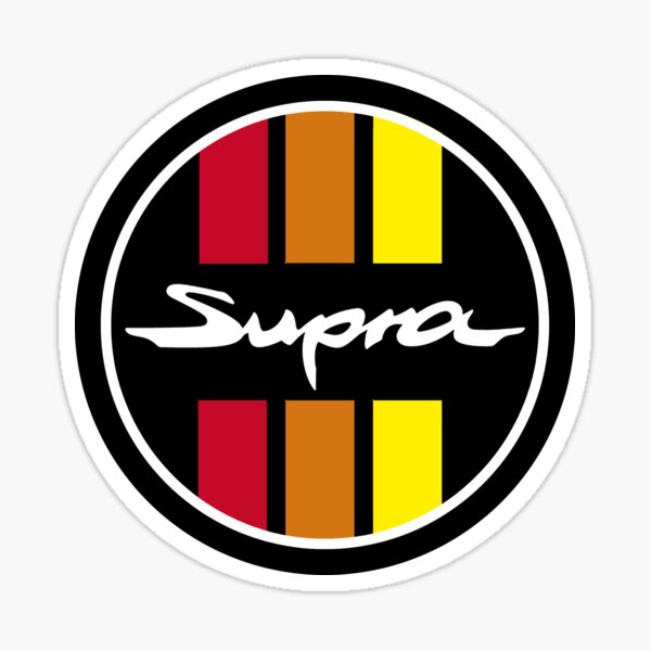 "Toyota Supra Logo" Sticker for Sale by lithoman2 | Redbubble