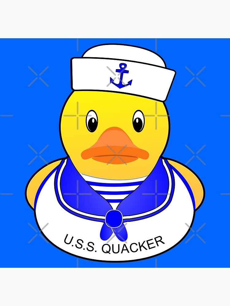 "Sailor Rubber Duck Ducky" Poster for Sale by BigTime | Redbubble