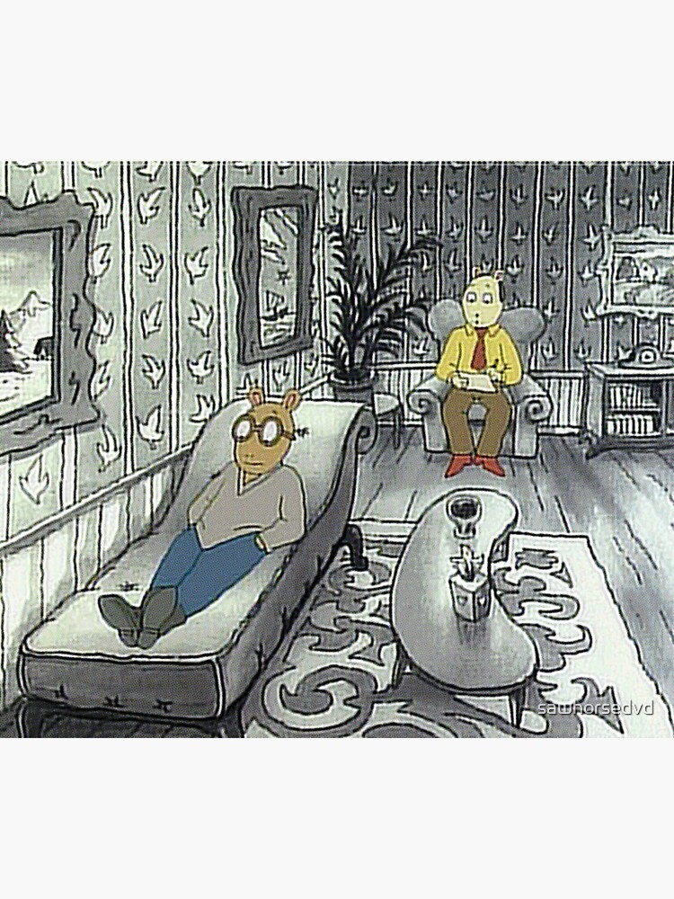 "ARTHUR REED X DR. KATZ" Sticker for Sale by sawhorsedvd | Redbubble