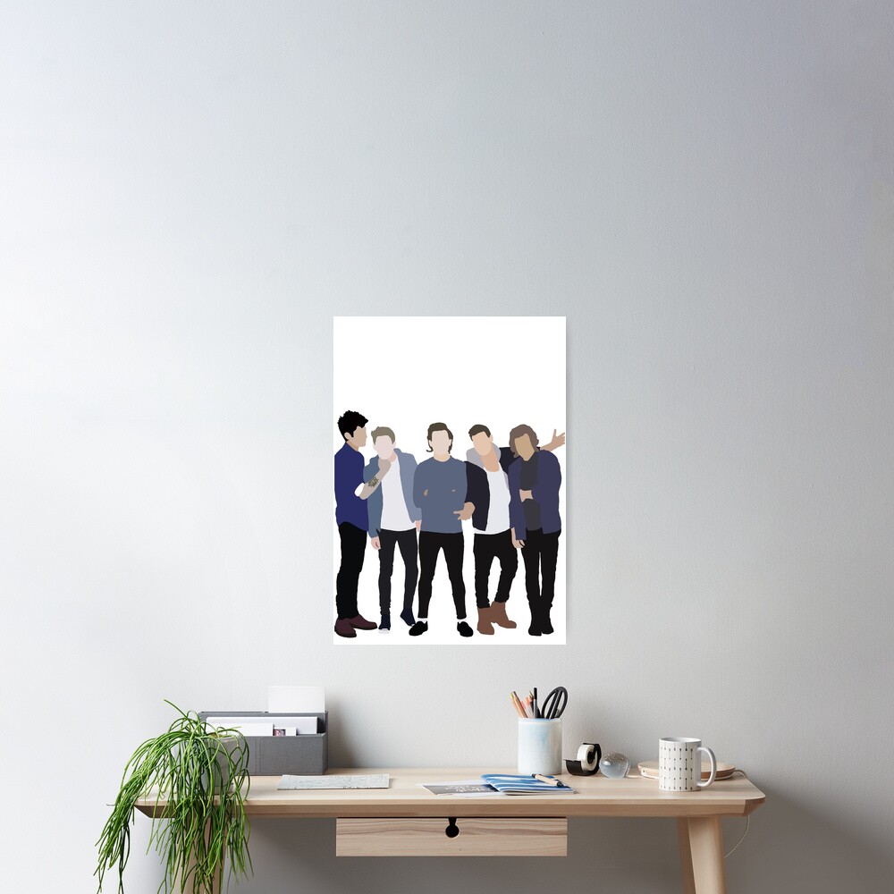 "One Direction Outline Digital Art" Poster for Sale by jessmcmillan3 ...