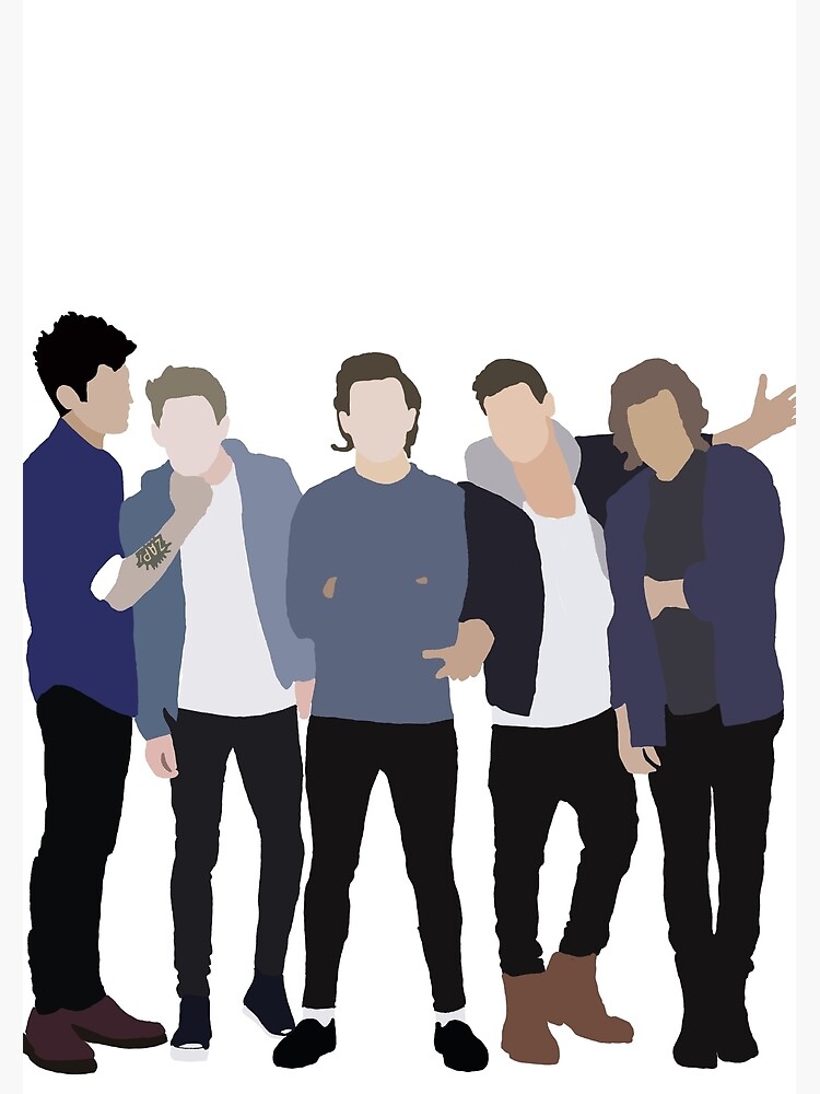 "One Direction Outline Digital Art" Poster for Sale by jessmcmillan3 ...