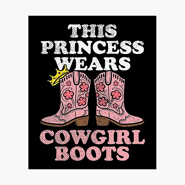 "Cowboy princess wear cowgirl boots cowherdess women cowboy boots ...