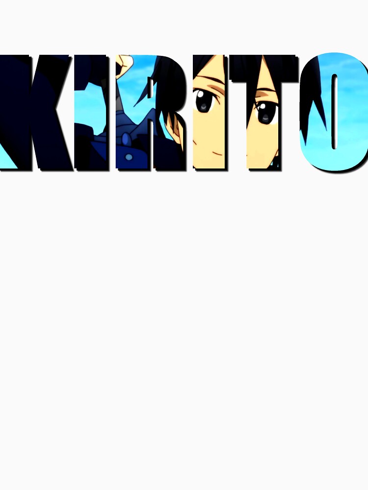 "KIRITO - SWORD ART ONLINE" T-shirt by otaquotes | Redbubble