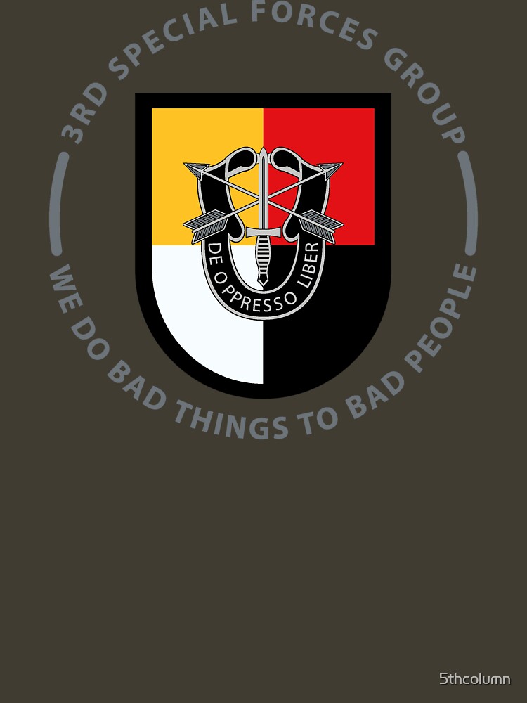 "3rd Special Forces Group" T-shirt for Sale by 5thcolumn | Redbubble ...