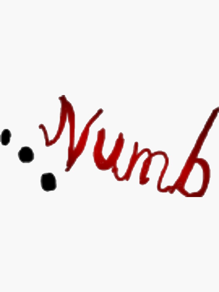 "XXXTENTACION NUMB TATTOO" Sticker for Sale by sabynmilea23s3 | Redbubble