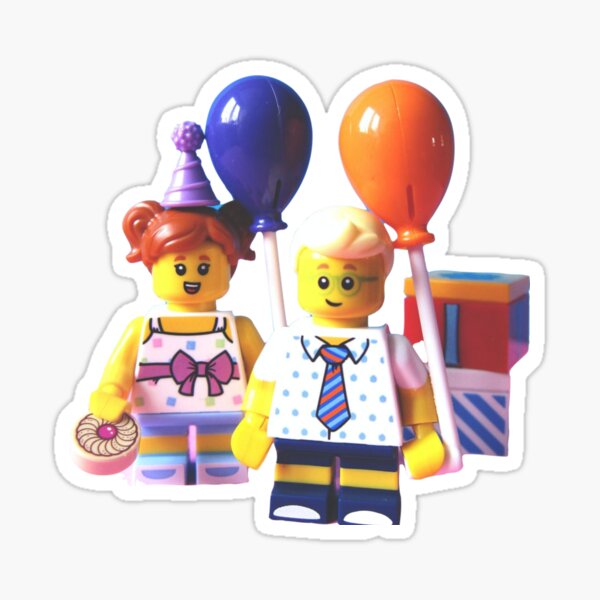 Lego Birthday Stickers | Redbubble