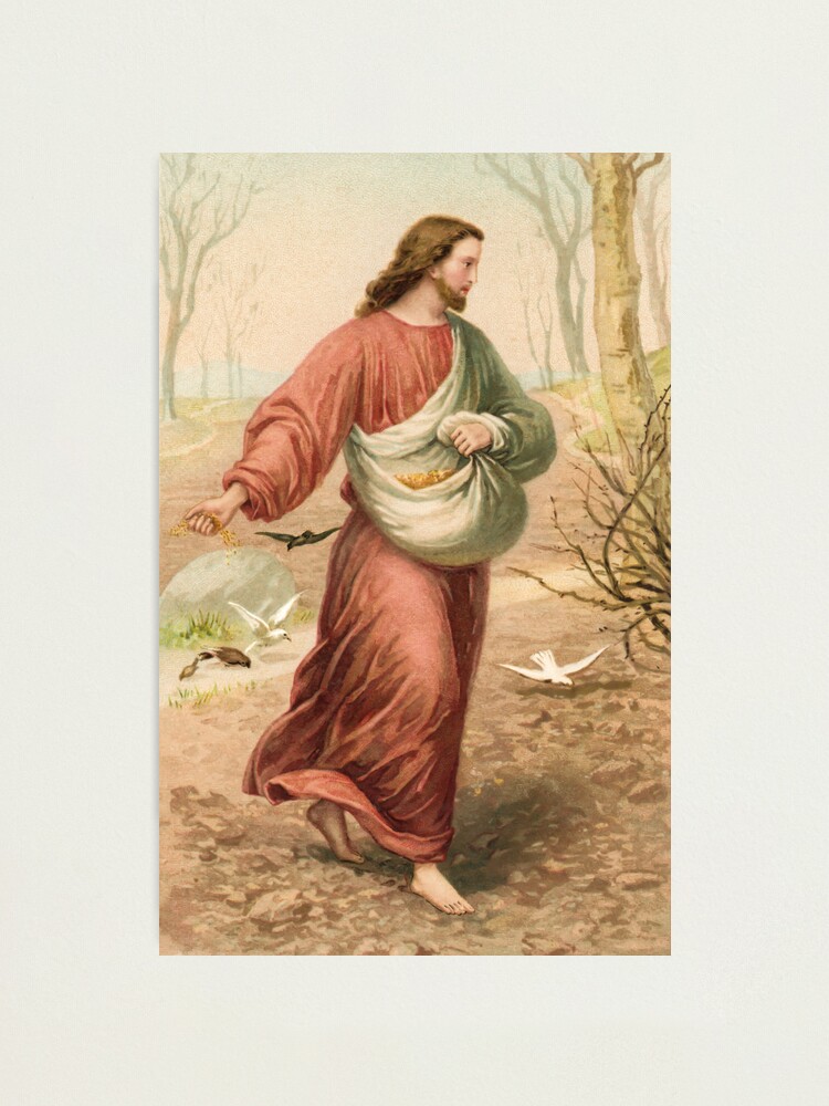 "Jesus Christ sower" Photographic Print for Sale by elizzza | Redbubble