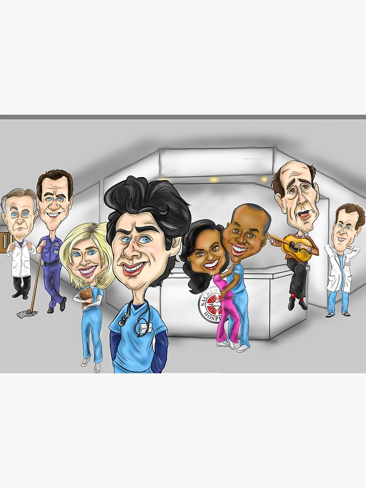 "Scrubs art" Poster for Sale by Funkydoodlesrea | Redbubble