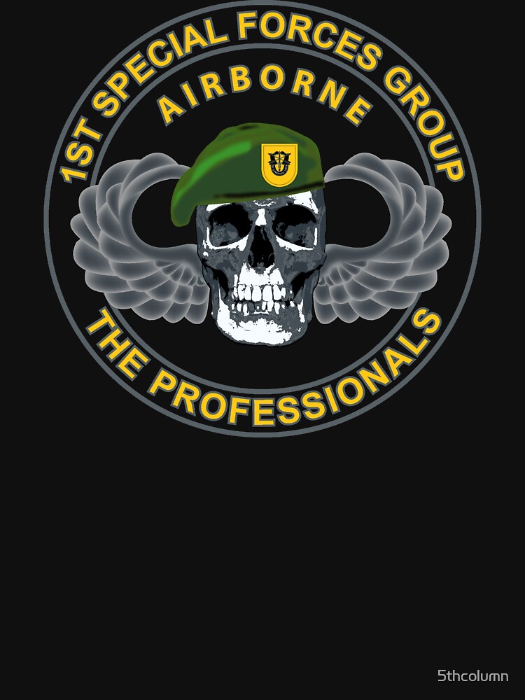 "1st Special Forces Group Skull" T-shirt for Sale by 5thcolumn ...