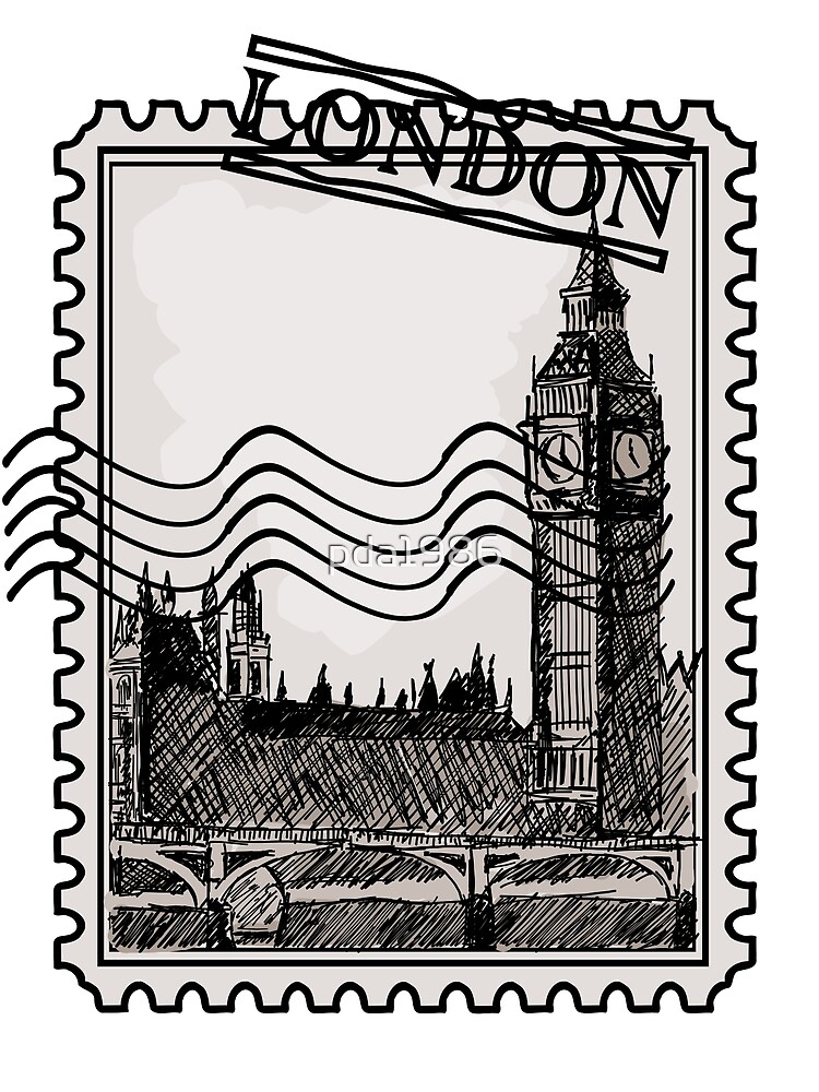 "London Post Stamp" by pda1986 | Redbubble
