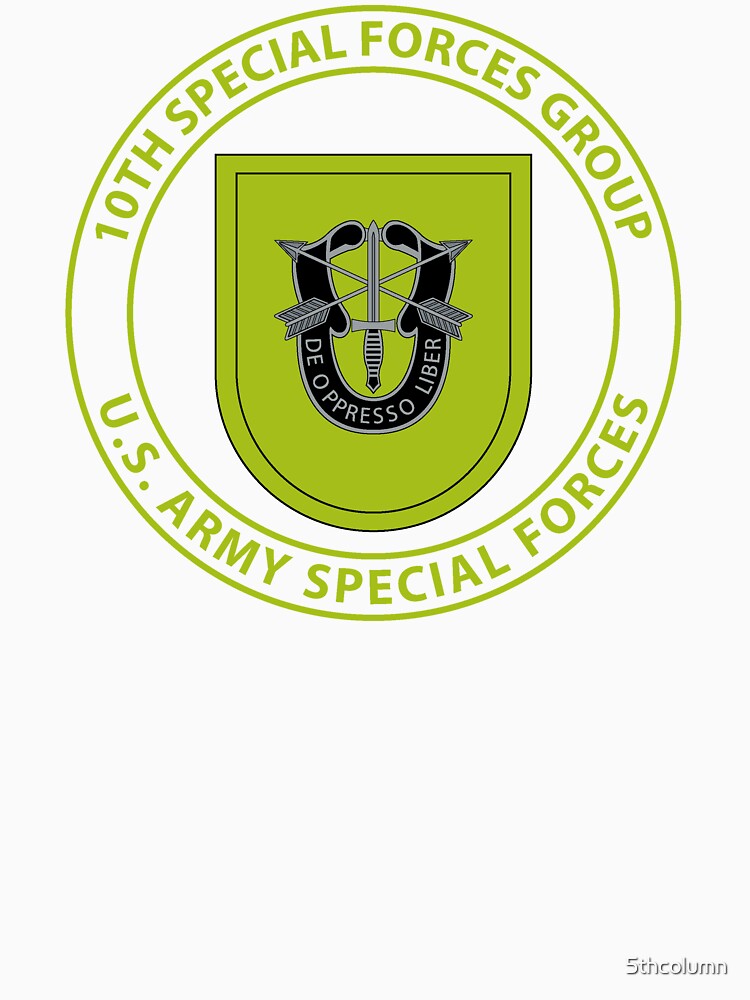 "10th Special Forces Group" T-shirt for Sale by 5thcolumn | Redbubble ...