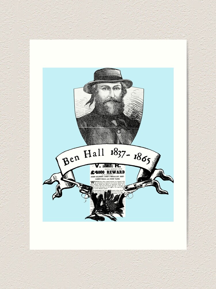 "Ben Hall" Art Print for Sale by ausbushranging | Redbubble