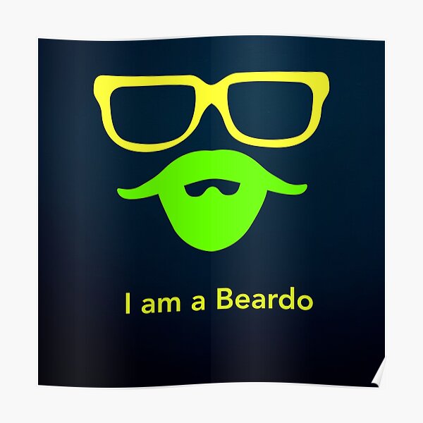 Beardo Wall Art | Redbubble