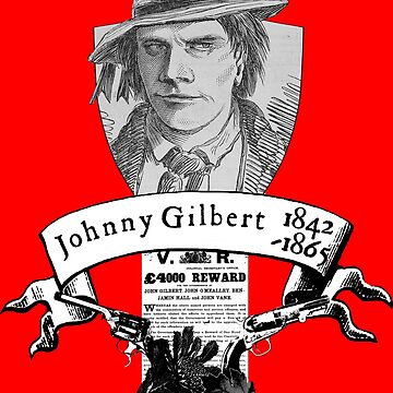 "Johnny Gilbert" Sticker for Sale by ausbushranging | Redbubble