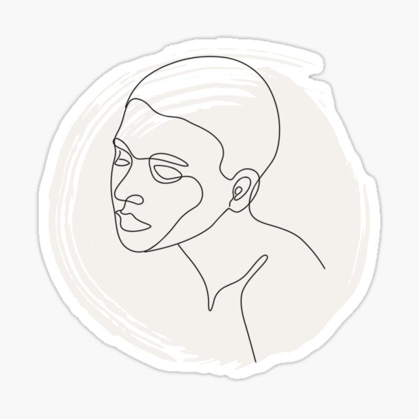 "Man in The Flesh - Line Art" Sticker by blushforbuteraa | Redbubble