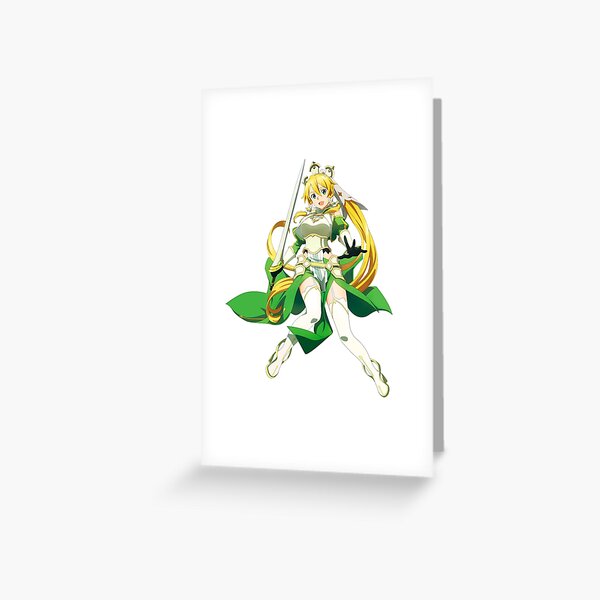 "Sword Art Online Alfheim (ALO) Leafa Kawaii" Greeting Card for Sale by ...