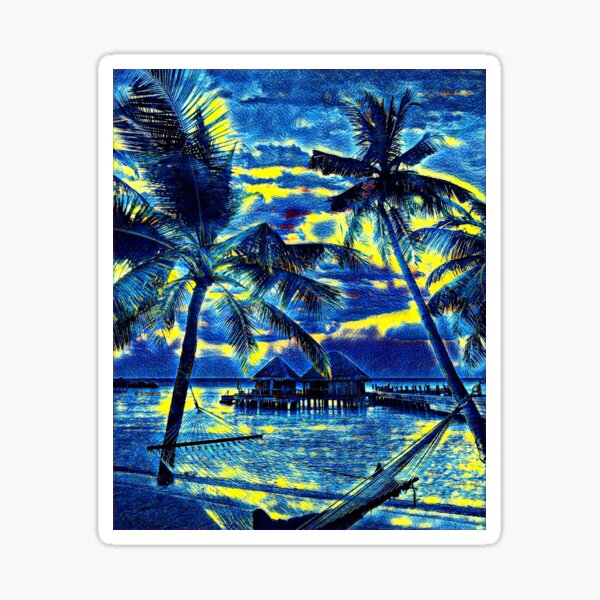 "Maldives" Sticker by MarcoSc11 | Redbubble