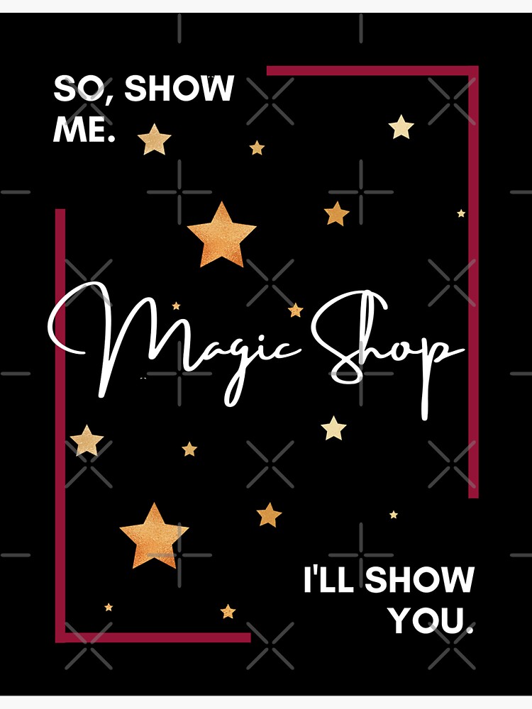 "BTS Magic Shop" Sticker by KiminLee | Redbubble