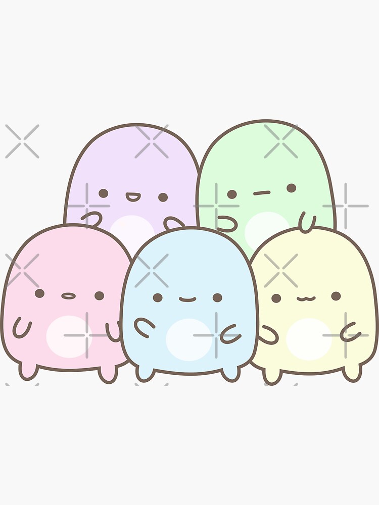 "Little Blobs Family" Sticker for Sale by SnickerDoodleUS | Redbubble