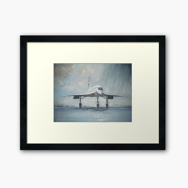 "Concorde" Framed Art Print for Sale by CSJcreations | Redbubble